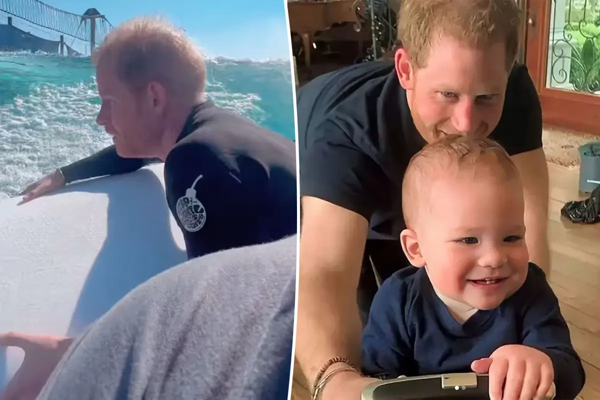 Prince Harry did this special thing with Prince Archie in California…